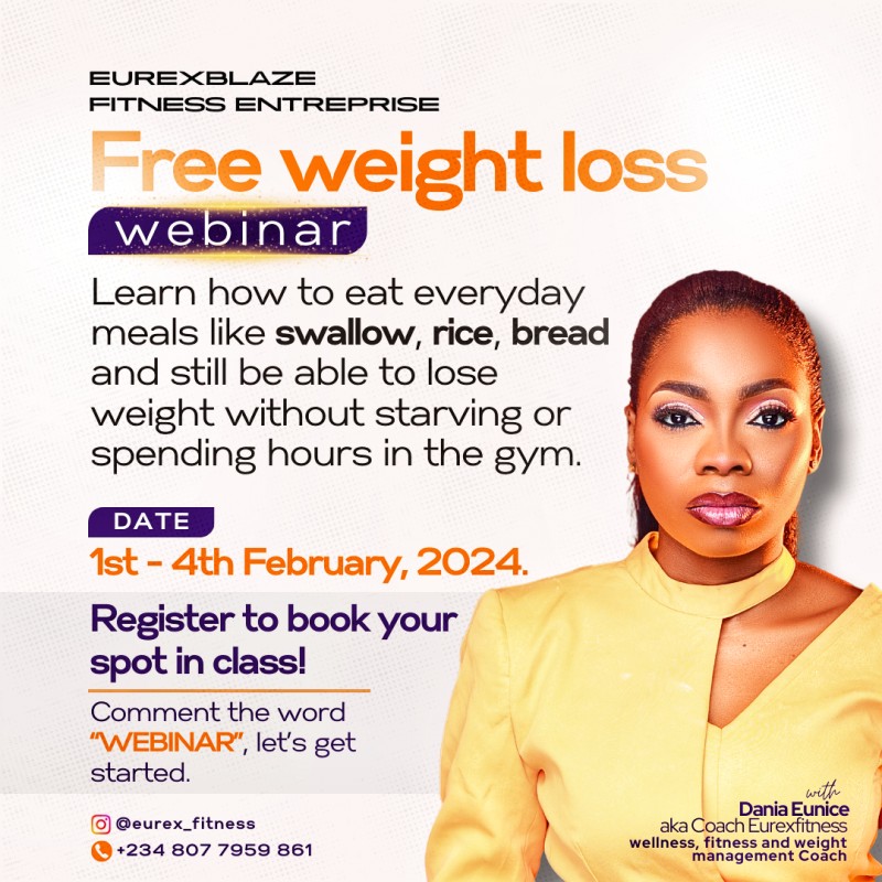 Get FREE WEIGHT LOSS WEBINAR by Dania Eunice on Selar