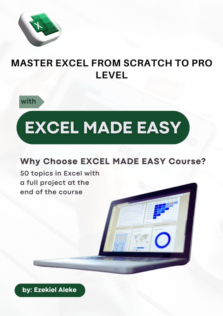 Buy EXCEL MADE EASY by Ezekiel Aleke on Selar