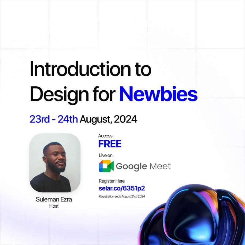 Get Introduction to Design for Newbies by Suleman Ezra Ujaduojo on Selar