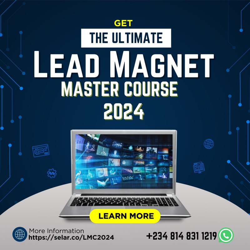 Buy THE ULTIMATE LEAD MAGNET MASTER COURSE 2024. by Cj diditalz on Selar