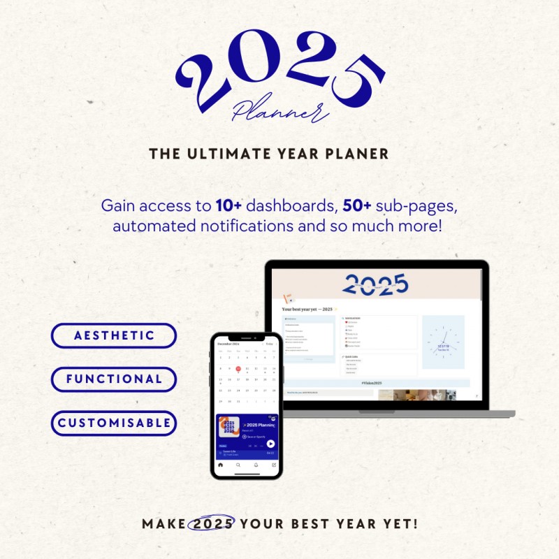 Buy Your Best Year Yet — 2025 Goal-setting and Tracking Planner by ...