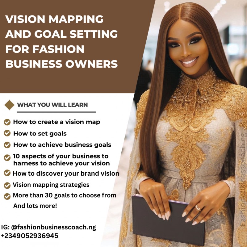 Buy Vision mapping and goal setting for fashion business owners by ...