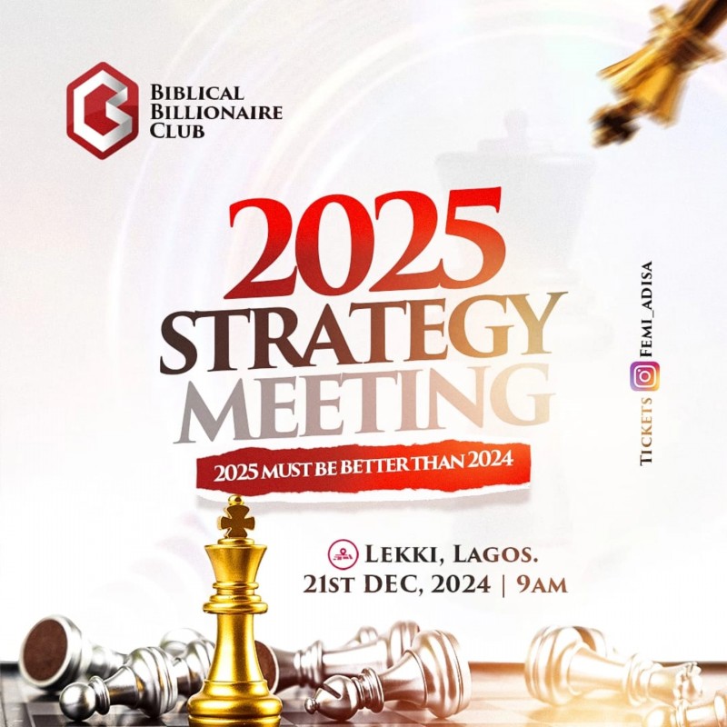Buy 2025 STRATEGY MEETING REPLAY by Adisa Obafemi on Selar