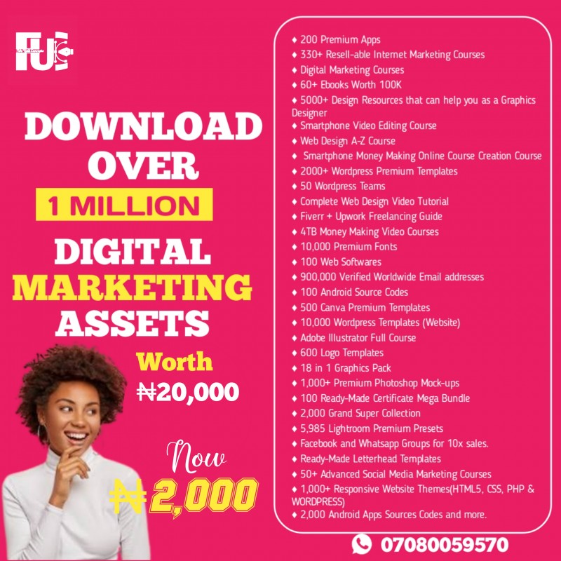 Buy Digital Marketing Assets by Five Unit Concepts on Selar.co