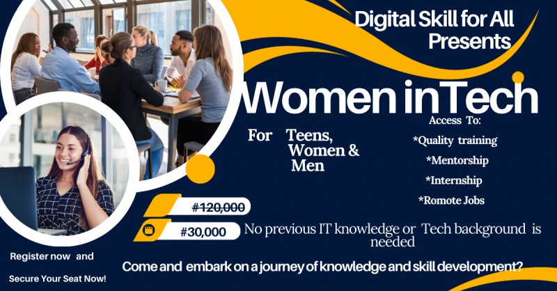 Buy Women in Tech course by FLEXON DIGITALS on Selar