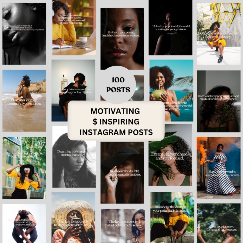 Buy 100 Motivating & Inspiring Posts by Digital Products on Selar