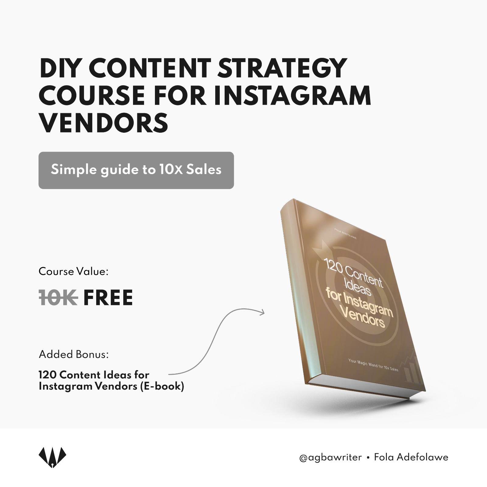 Get DIY CONTENT STRATEGY COURSE by Fola Adefolawe on Selar