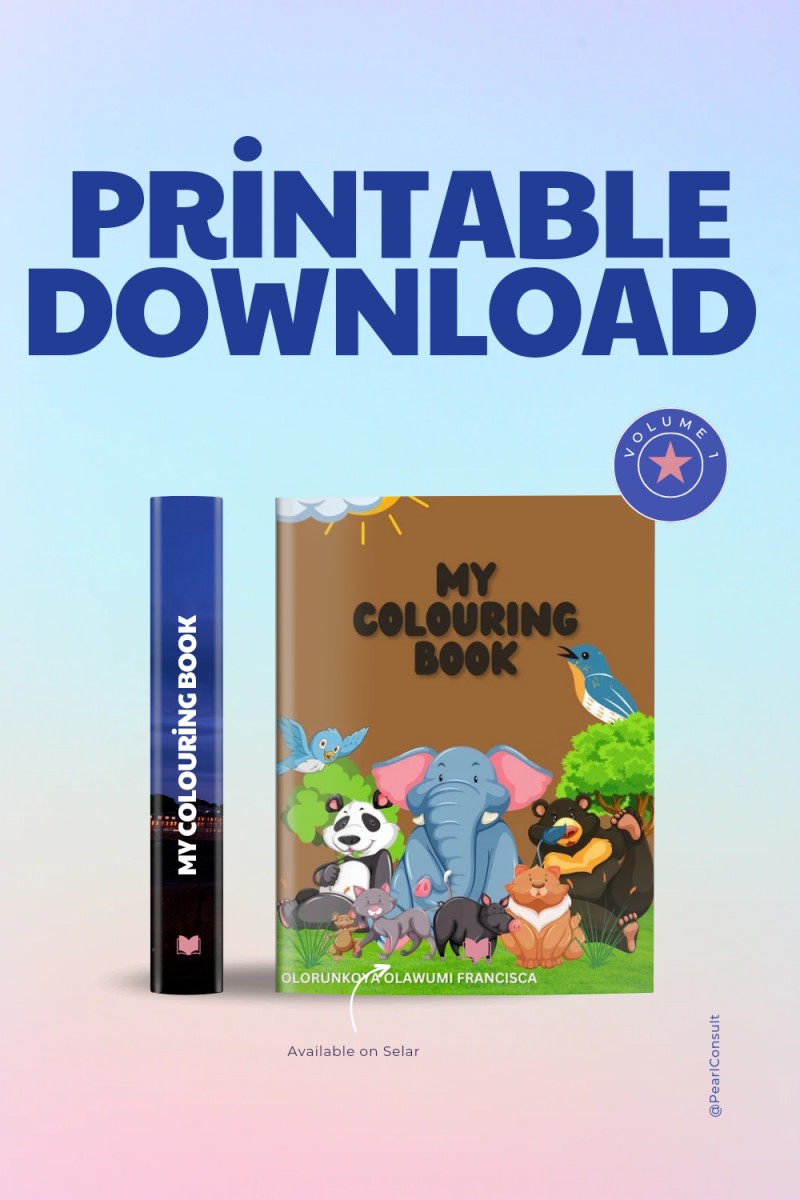 Buy MY COLOURING BOOK by Olorunkoya Olawumi Francisca on Selar.co