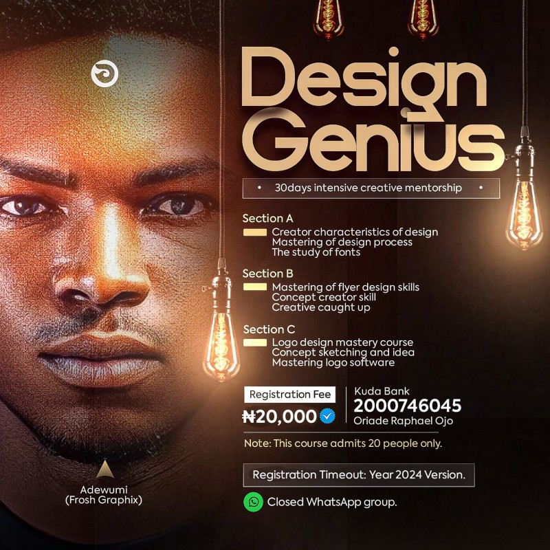 Buy Design Genius by Oriade Raphael on Selar