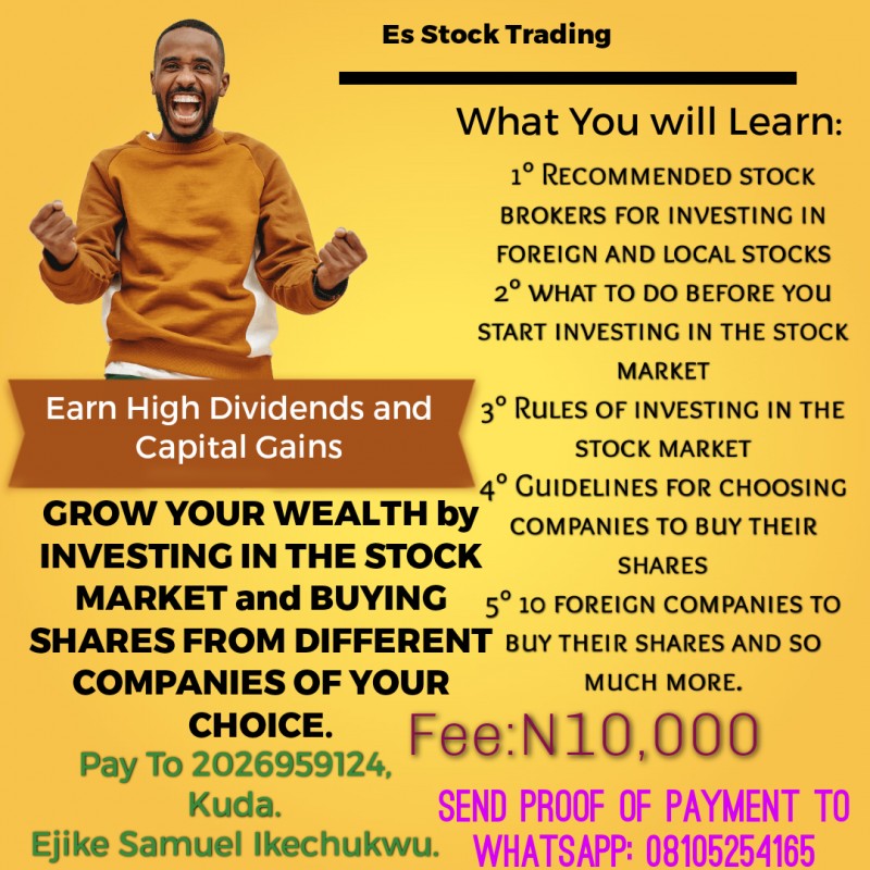 Buy How To Build Wealth In The Stock Market by Ejike Samuel on Selar