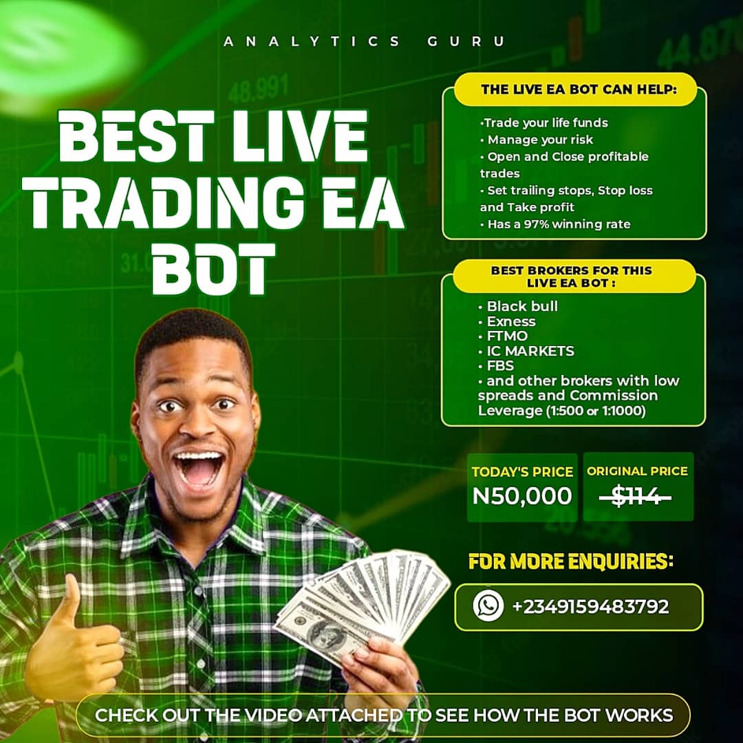 Buy BEST LIVE TRADING EA BOT by Analytic Guru on Selar