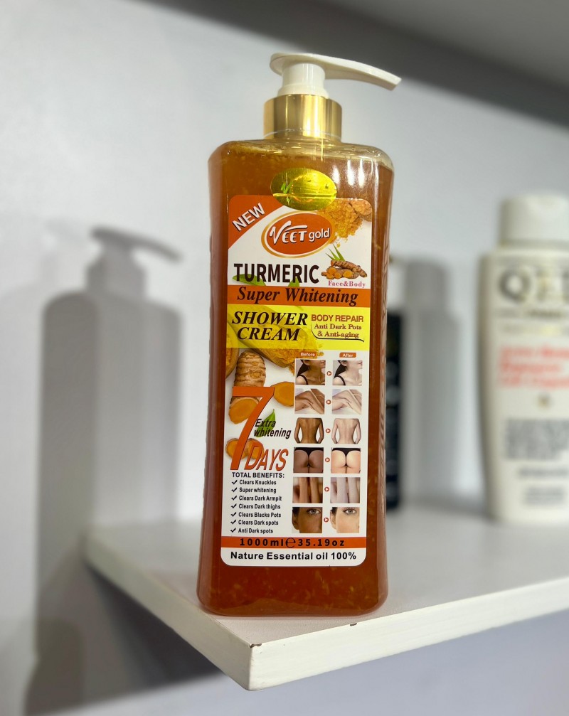 Buy Veet gold turmeric showergel and oil by Glamgoddess uganda on Selar