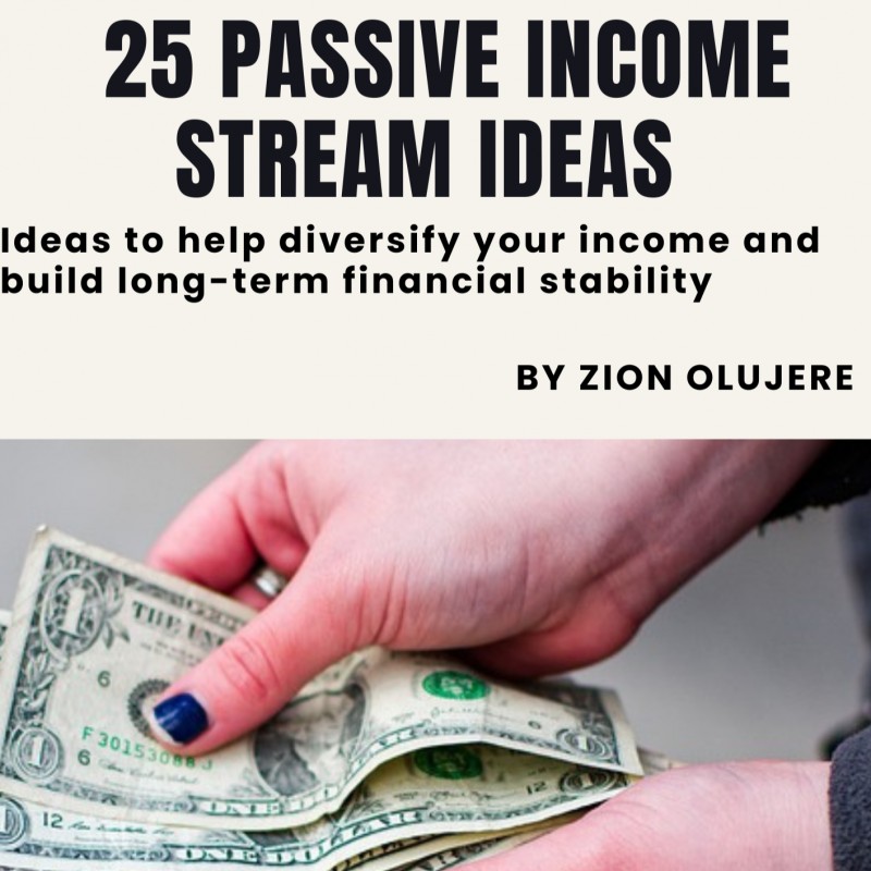 Buy 25 Passive Income Stream Ideas by Blossom Coaching Company on Selar