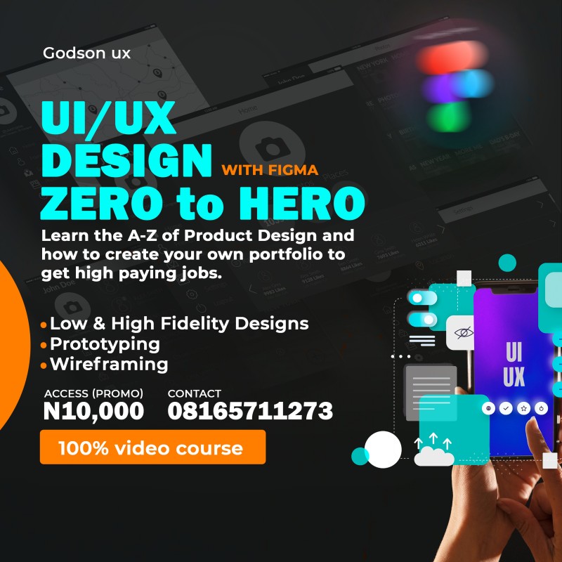Buy Zero to Hero UI/UX Design Course by Ishola Ogooluwa Moses on Selar