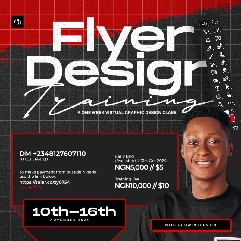 Buy Flyer Design Training by Godwin iDesign on Selar