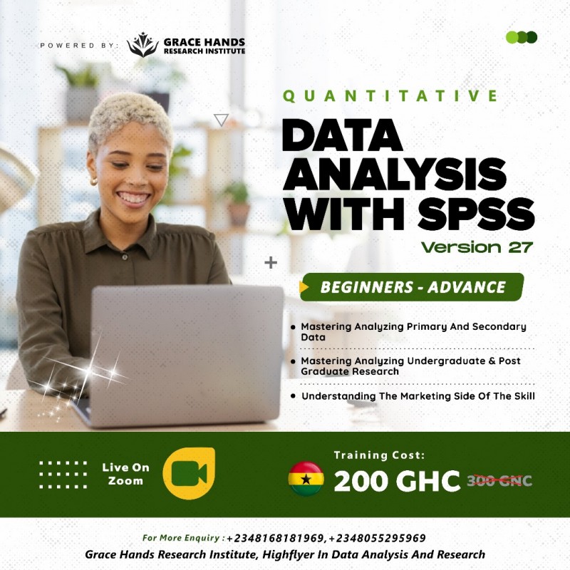 Get Data Analysis Training with SPSS by Grace Hands Research Institute ...