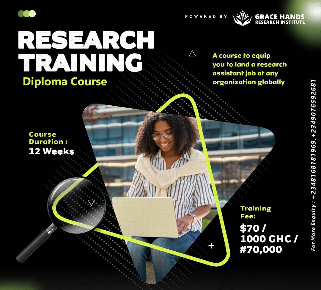 Buy Research Training Diploma Course by Grace Hands Research Institute ...