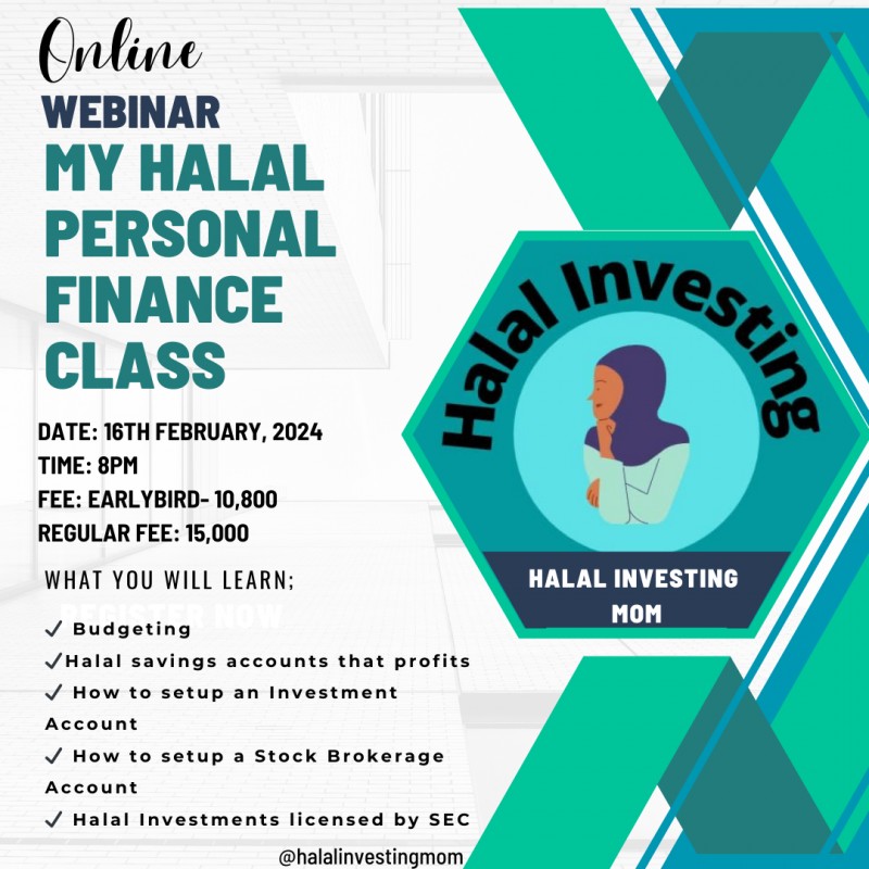 Buy MY HALAL PERSONAL FINANCE CLASS by Maimuna A. Sani on Selar