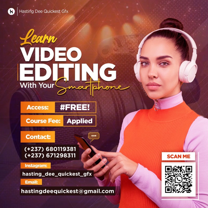 Buy MOBILE VIDEO EDITING COURSE 😱 by Hasting Dee Quickest Gfx on Selar.co