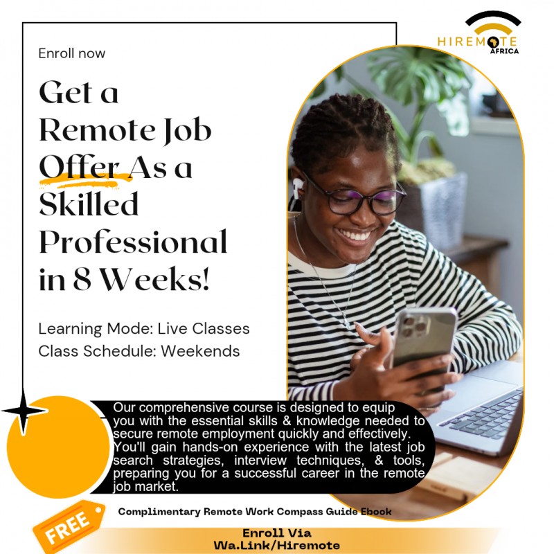 Buy Remote Job Placement/ Induction Training by School of Remote Work ...