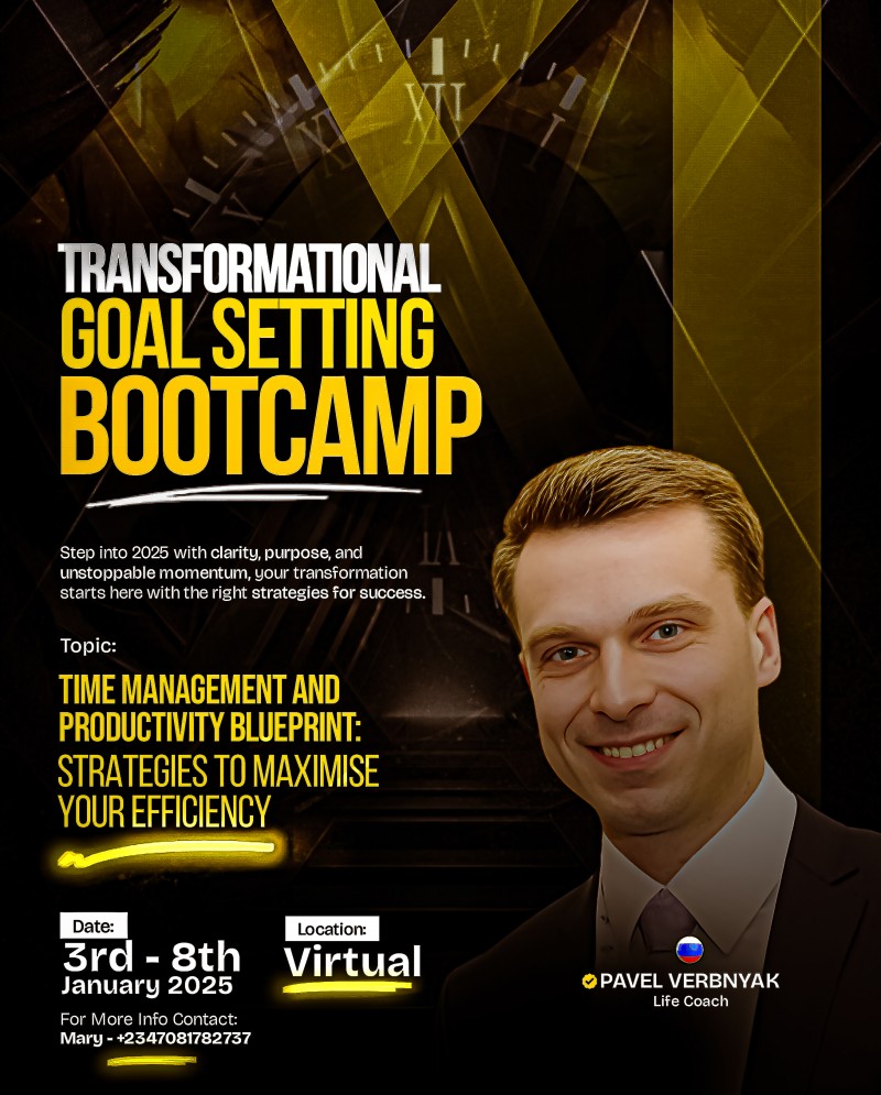 Buy Transformational GoalSetting Bootcamp by Hollis Idabor on Selar