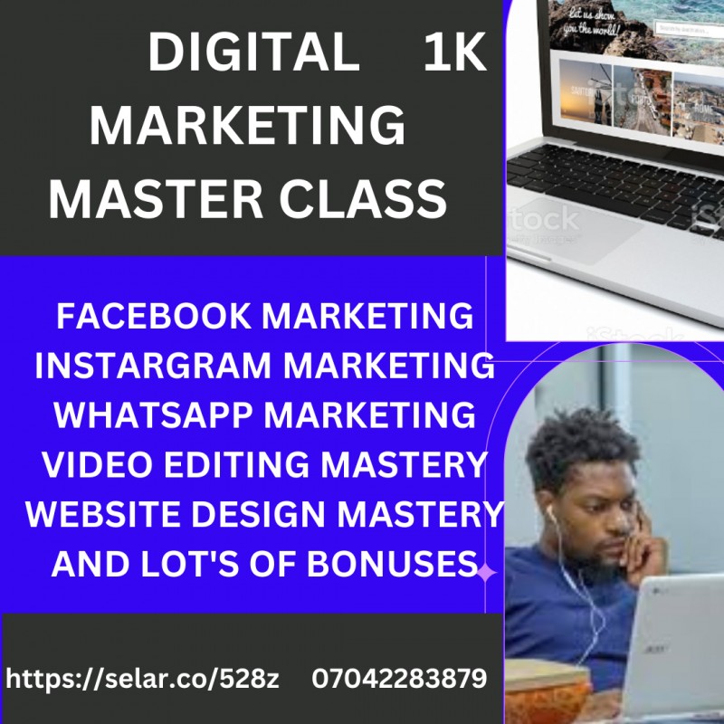 Buy DIGITAL MARKETING MASTERCLASS by Ibrahim Abdul Suleiman on Selar