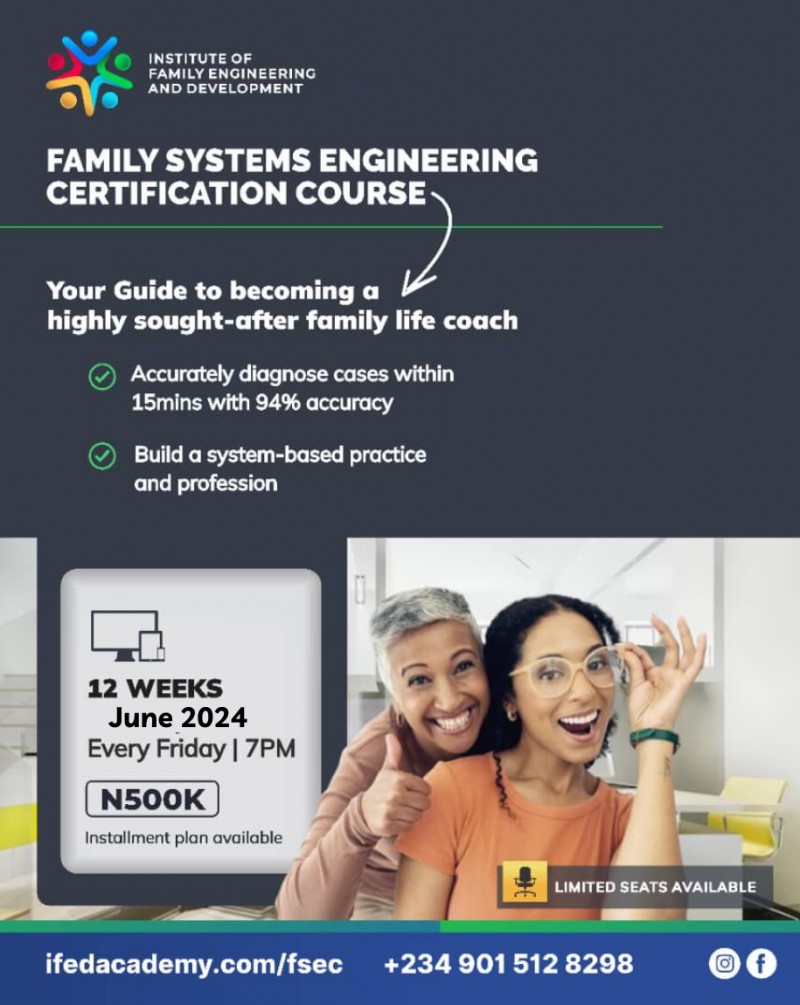 Buy FAMILY SYSTEMS ENGINEERING CERTIFICATION COURSE(FSEC) LEVEL 1 by ...