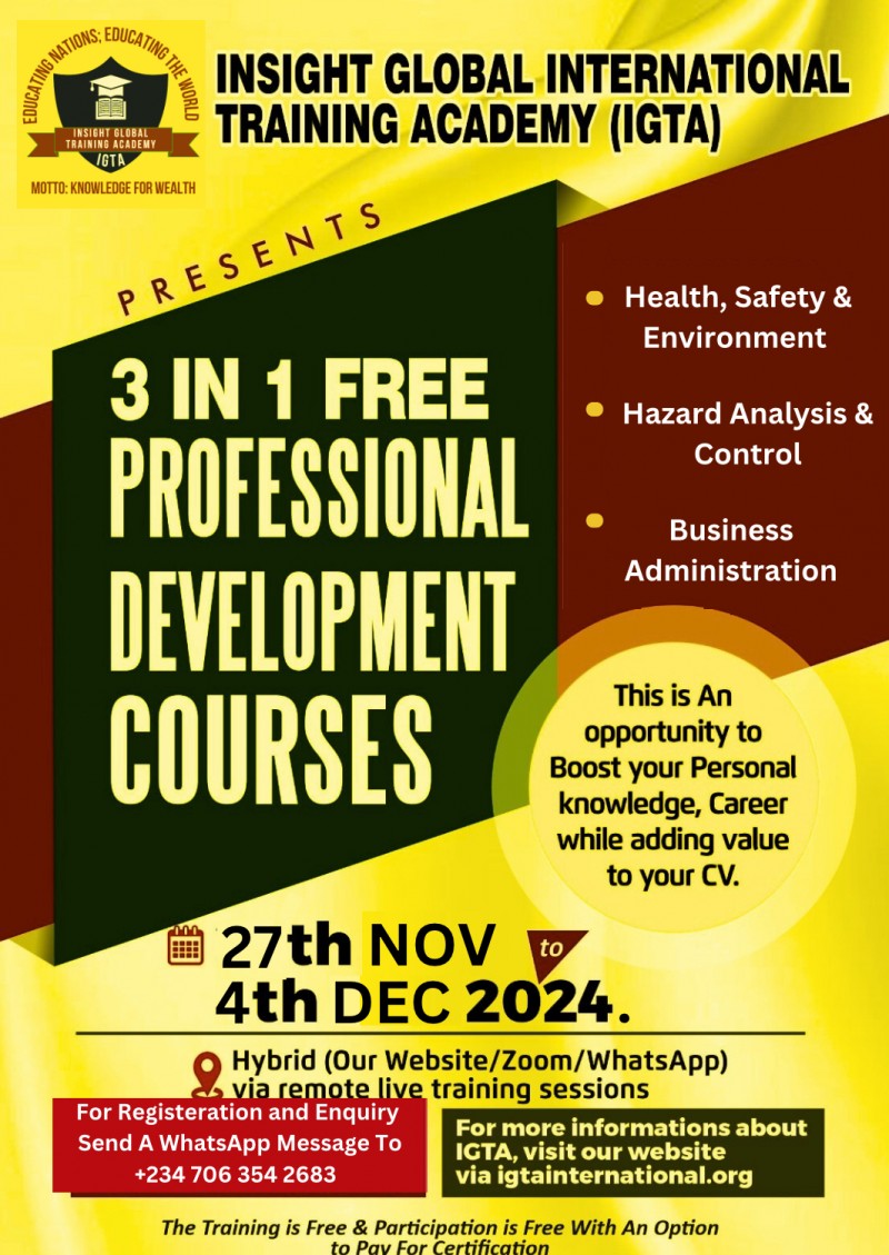 Buy IGTA HAZARD ANALYSIS & CONTROL TRAINING CERTIFICATION FOR THOSE ...