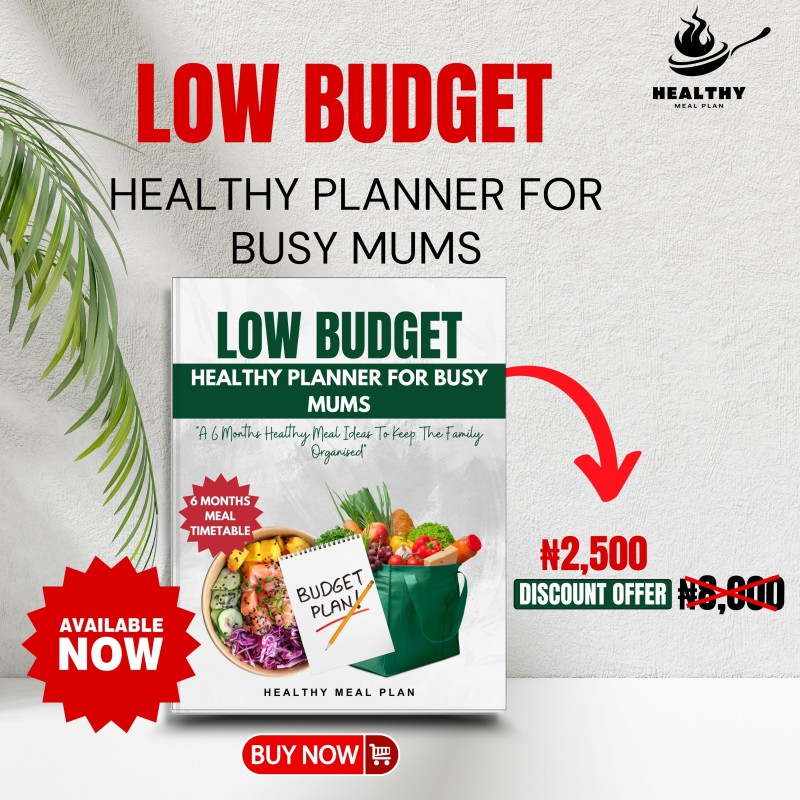 Buy LOW BUDGET HEALTHY PLANNER FOR BUSY MUMS by HEALTHY MEAL PLAN on Selar
