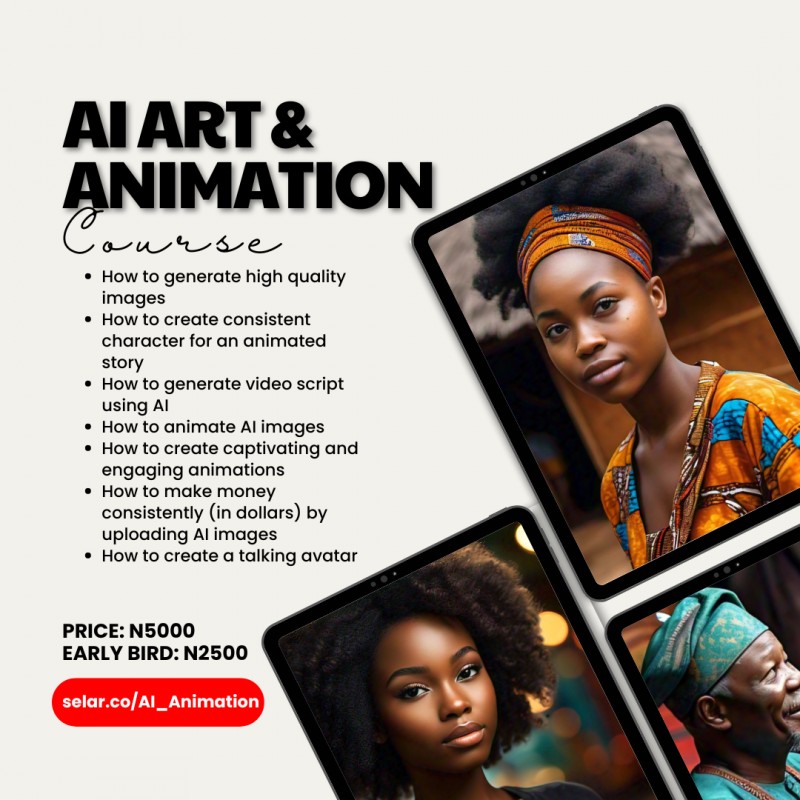 Buy AI ART & ANIMATION COURSE by Ibukun Adeoye on Selar