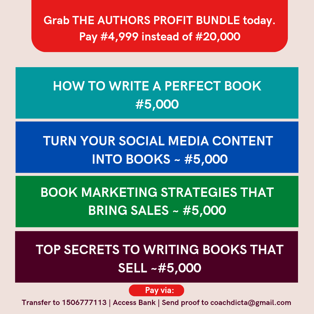 Buy AUTHORS PROFIT BUNDLE by Ijeoma Dicta on Selar