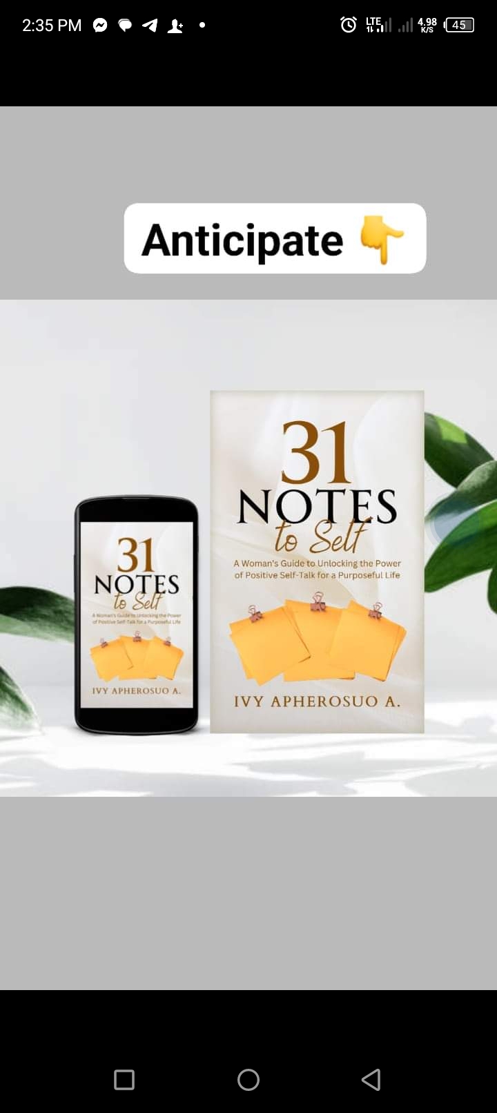 Buy 31 Notes to Self by Ivy Apherosuo A. on Selar