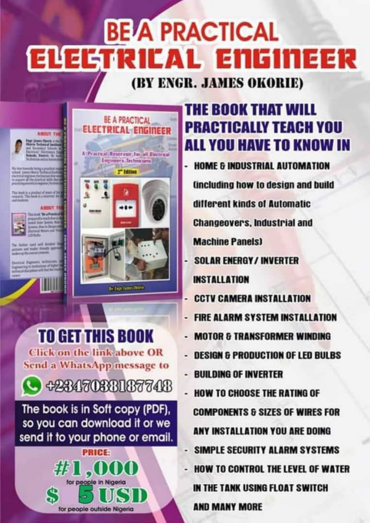 Buy BE A PRACTICAL ELECTRICAL ENGINEER by JAMES OKORIE TECHNICAL INSTITUTE on Selar
