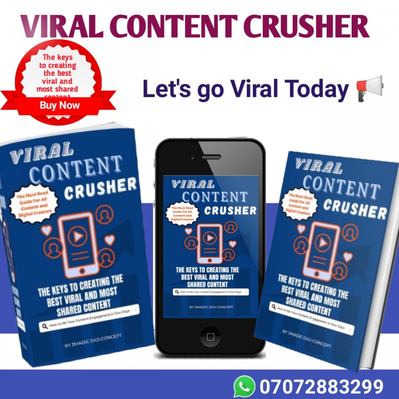 Buy VIRAL CONTENT CRUSHER by Jihadic Digi-Concept on Selar