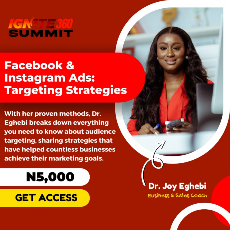 Buy Facebook & Instagram Ads: Targeting Strategies by Joy Akosa-Eghebi on Selar