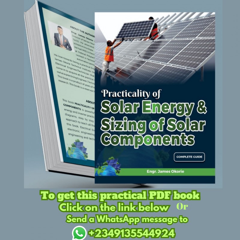 Buy PRACTICALITY OF SOLAR ENERGY & SIZING OF SOLAR COMPONENTS TEXTBOOK ...