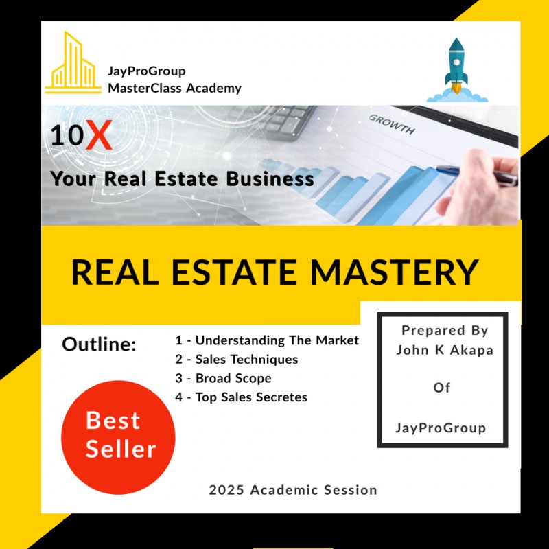 Buy RealEstate Mastery by JayProGroup on Selar