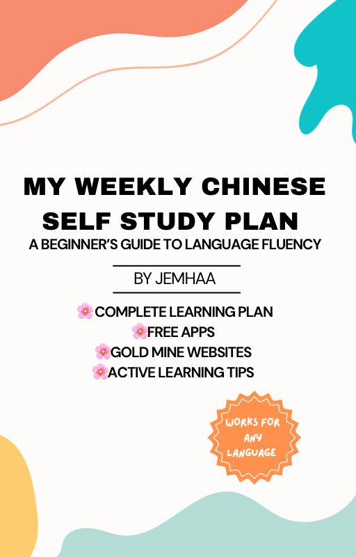 Buy WEEKLY LANGUAGE SELF STUDY PLAN by Jemhaa.co on Selar