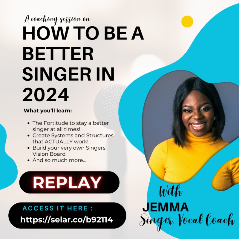 Buy HOW TO BE A BETTER SINGER IN 2024! by Jemima Oduwaiye on Selar