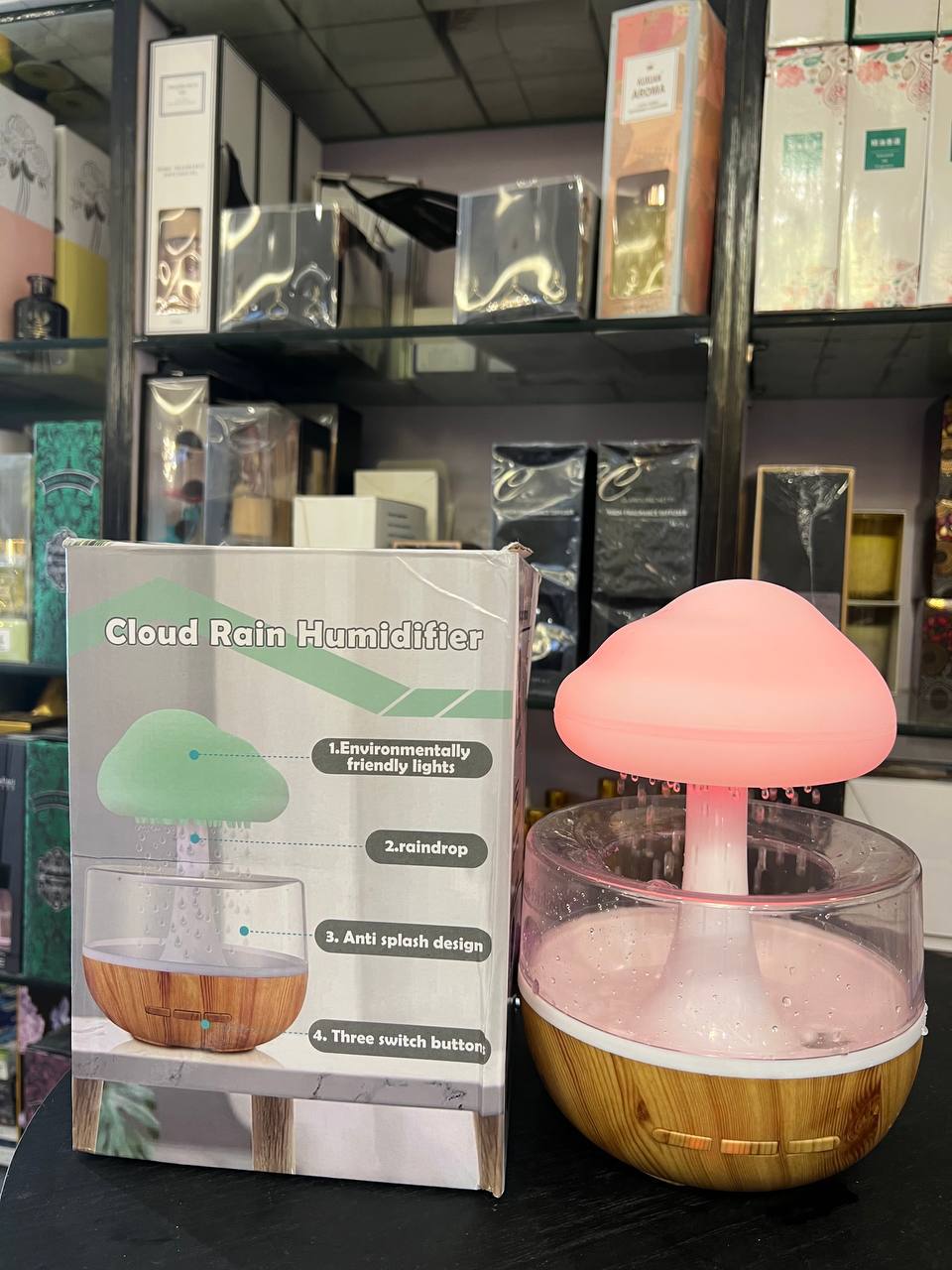 Buy CLOUD RAIN Aromatherapy Humidifer by Jeshana Stores on Selar