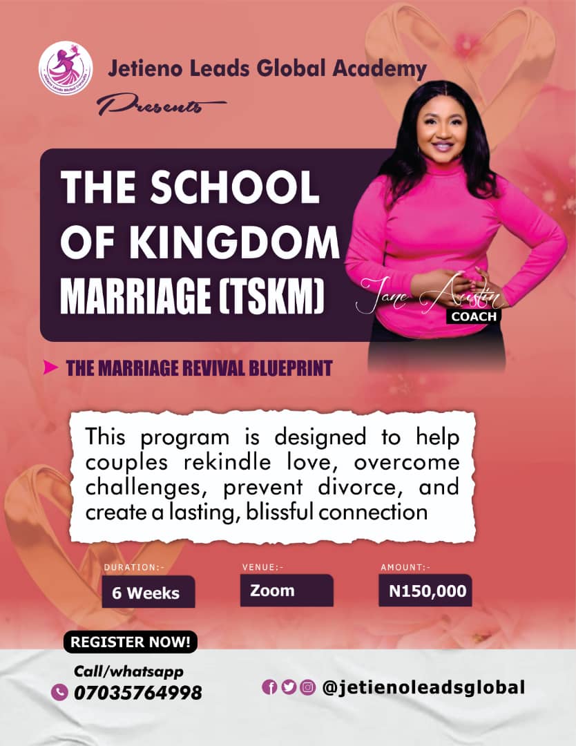 Buy THE SCHOOL OF KINGDOM MARRIAGE (TSKM) The Marriage Revival Blueprint This program is ...