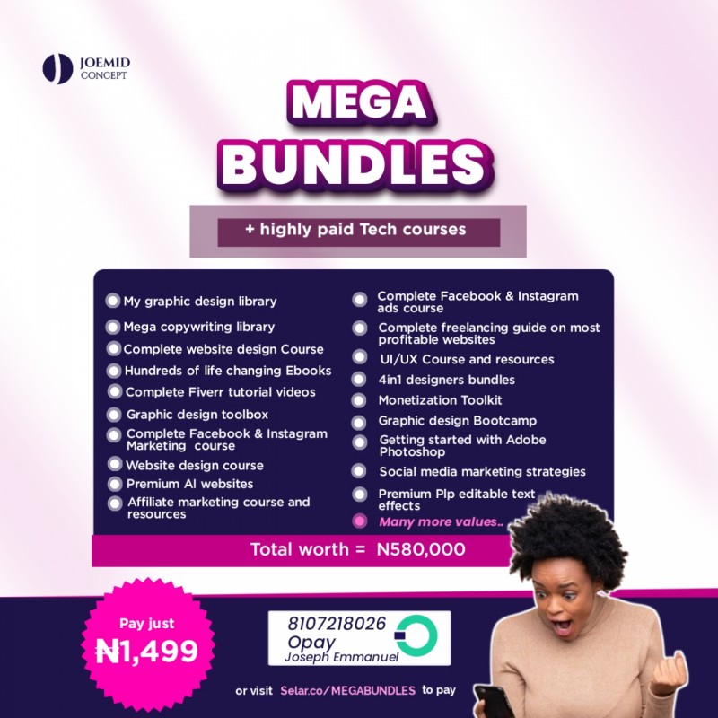 Buy MEGA BUNDLES by Joseph Emmanuel Ida on Selar
