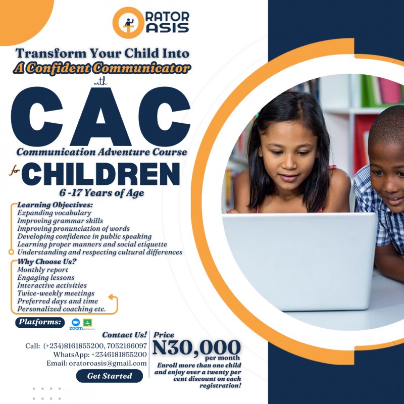 Buy Communication Adventure Course for Children by Ojo Ayobami John on ...
