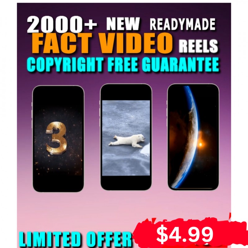 Buy Facts Editable Reel Bundle by Jukesh kumar on Selar