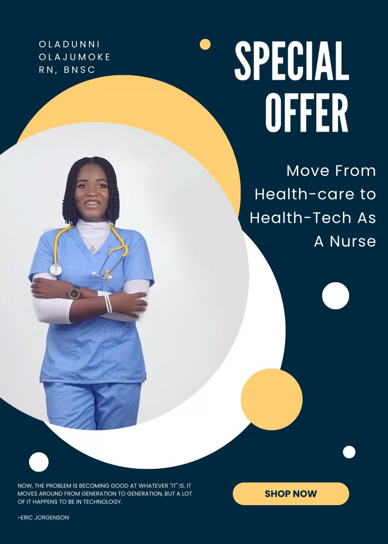 Buy Move From Health-care to Health-Tech As a Nurse by Olajumoke ...