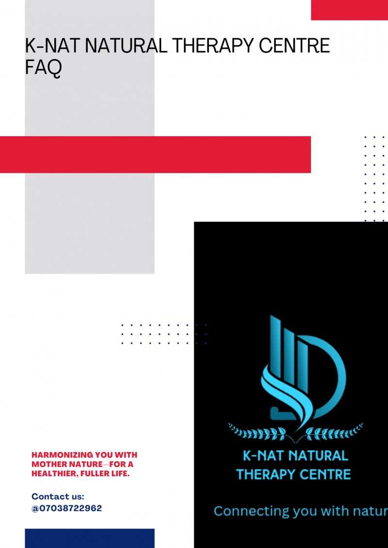 Get K-Nat Natural Therapy Centre FAQ by Nathaniel Usman on Selar