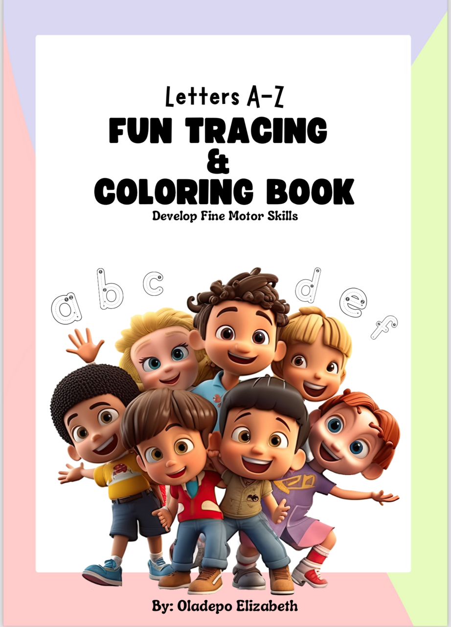 Get A-Z KIDS TRACING AND COLORING WORKBOOK by Elizabeth Oladepo on Selar