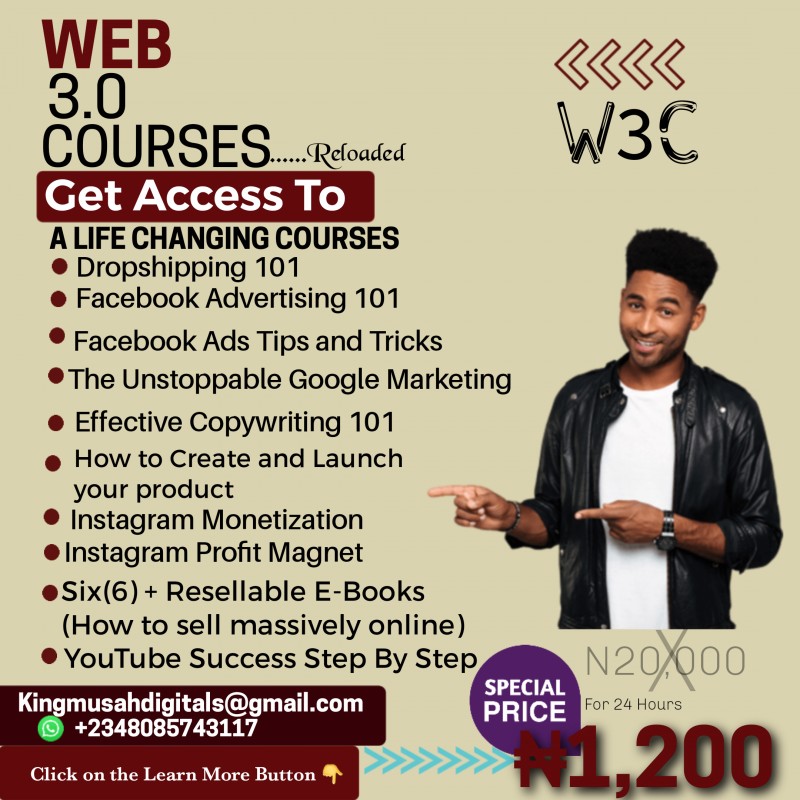 Buy Web 3.0 Courses by Kingmusah Digitals on Selar