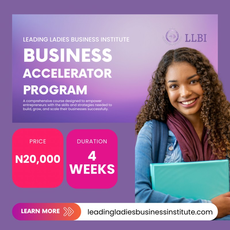Buy Business Accelerator Program by Leading Ladies Foundation on Selar