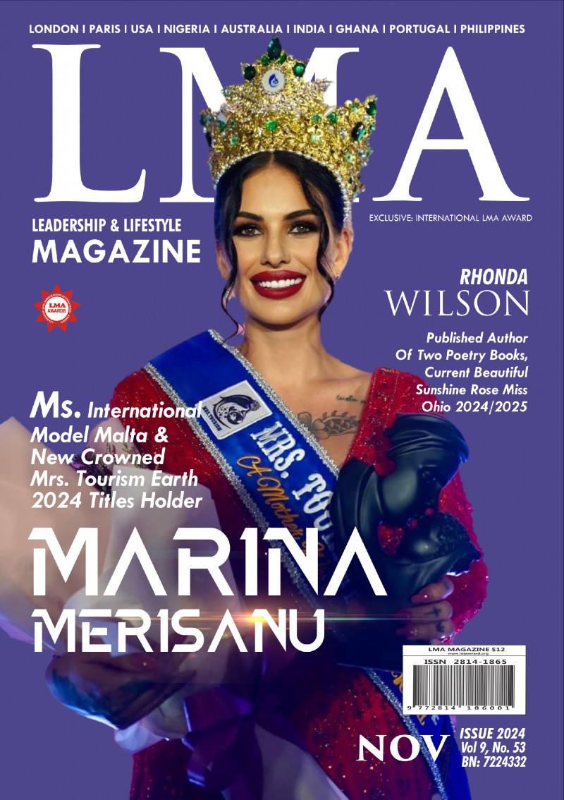 Buy LMA MAGAZINE NOVEMBER ISSUE 2024 WITH MARINA MERISANU - MS ...